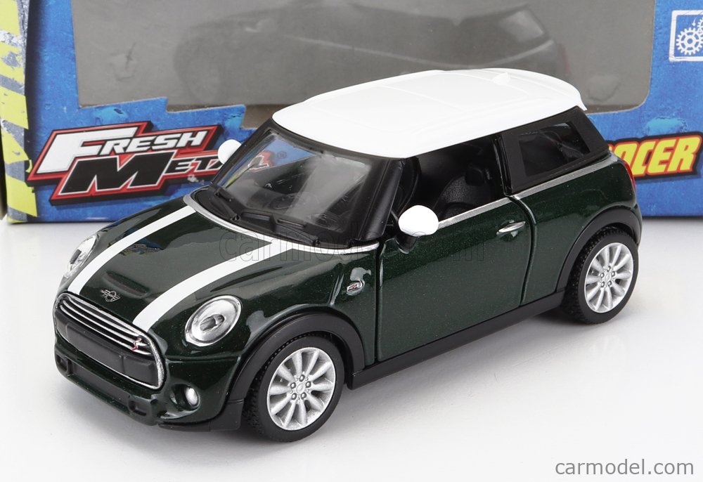 MAISTO 24069 Scale 1/42 | MINI COOPER 1969 GREEN WHITE