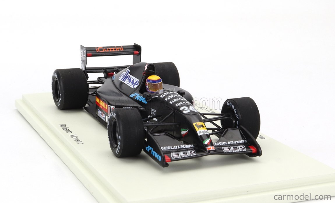 SPARK-MODEL S3892 Scale 1/43 | ANDREA MODA F1 S921 JUDD N 34 MONACO GP ...