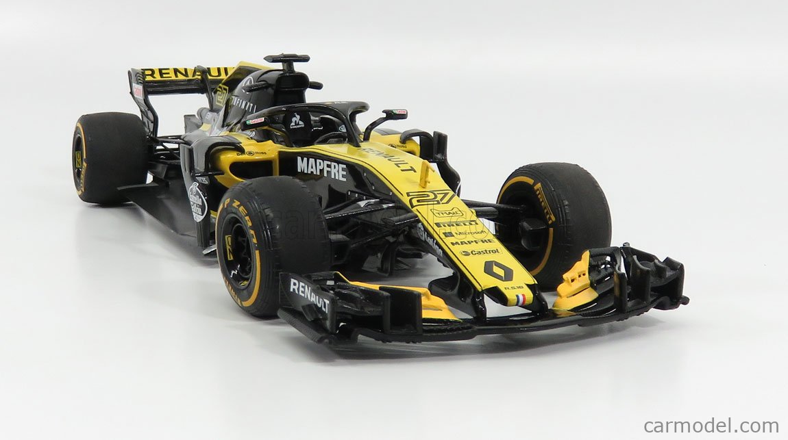 SOLIDO 1802401 Scale 1/18 | RENAULT F1 RS18 TEAM RENAULT SPORT F1 N 27 ...