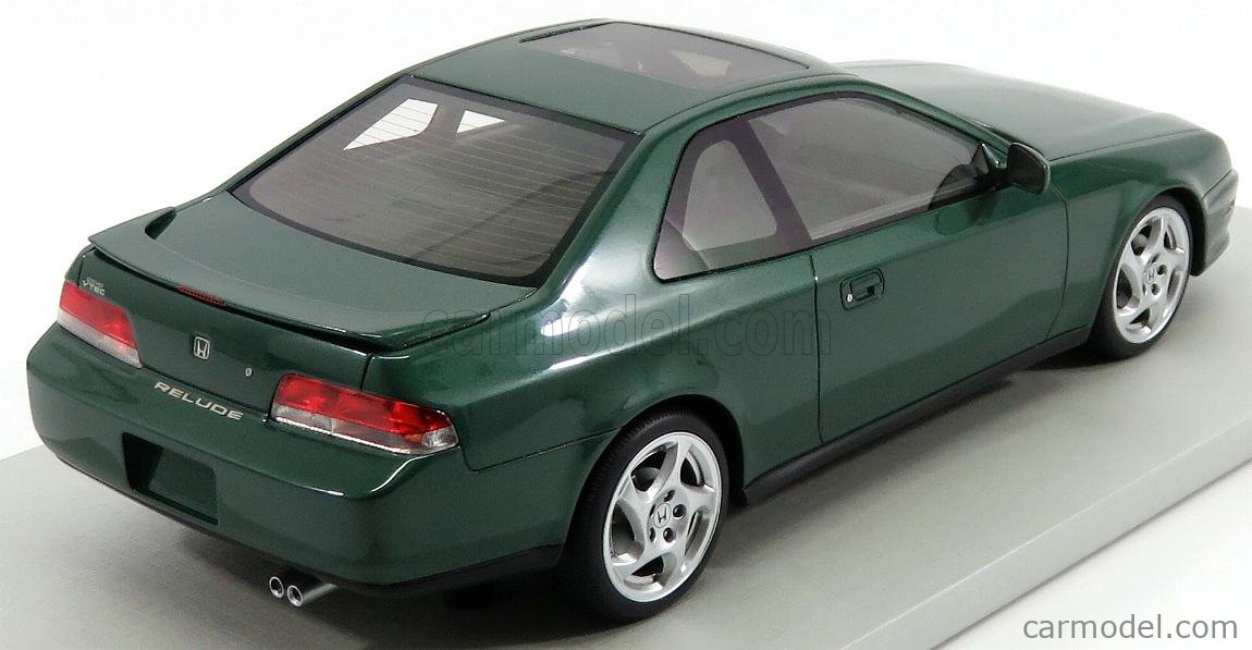 LS-COLLECTIBLES LS038D Scale 1/18 | HONDA PRELUDE COUPE 1997 GREEN MET