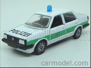 SCHABAK 1011 Scale 1/43 | VOLKSWAGEN JETTA POLIZEI (POLICE) WHITE GREEN
