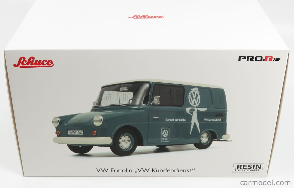 SCHUCO 0123 Scale 1/18 | VOLKSWAGEN TYPE 147 VAN FRIDOLIN VW ...