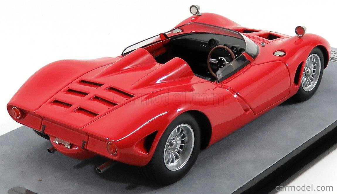 TECNOMODEL TM18-97C Scale 1/18 | BIZZARRINI P538 PRESS VERSION 1965 RED
