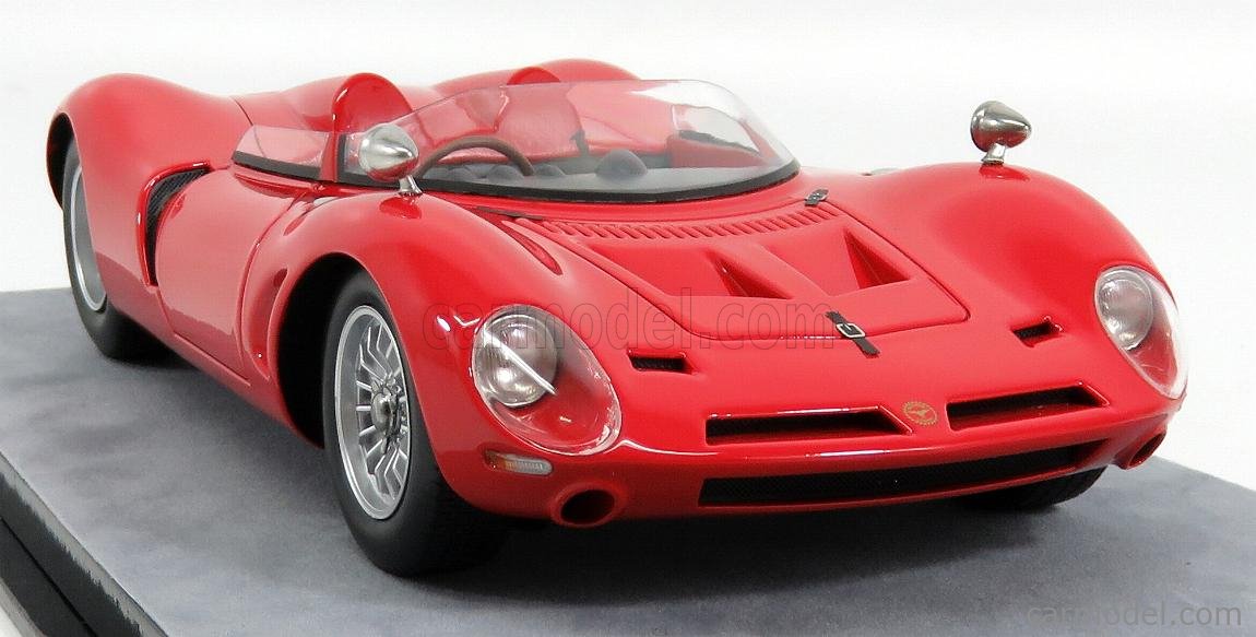 TECNOMODEL TM18-97C Scale 1/18 | BIZZARRINI P538 PRESS VERSION 1965 RED