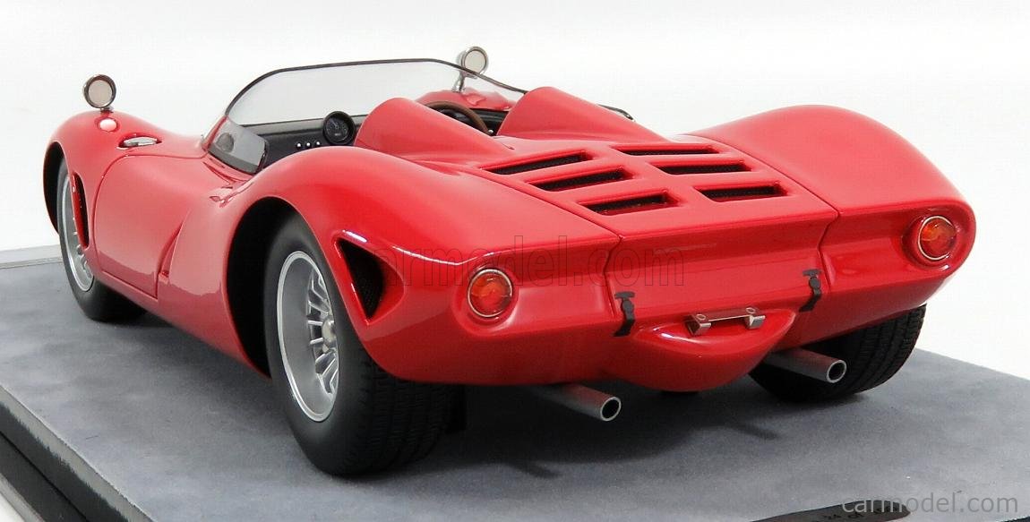 TECNOMODEL TM18-97C Scale 1/18 | BIZZARRINI P538 PRESS VERSION 1965 RED