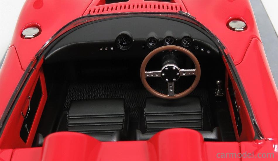 TECNOMODEL TM18-97C Scale 1/18 | BIZZARRINI P538 PRESS VERSION 1965 RED