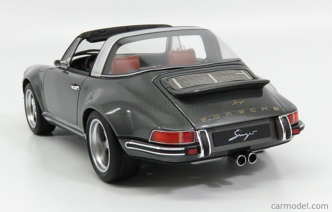 CMR CMR080 Scala 1/18 | PORSCHE 911 TARGA SPIDER BY SINGER GREY MET