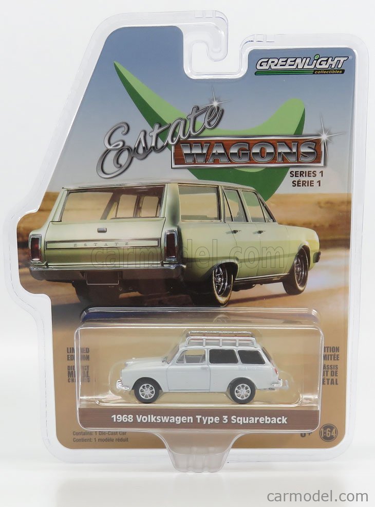 GREENLIGHT 29910D Scale 1/64 | VOLKSWAGEN TYPE 3 SQUAREBACK PANEL VAN ...