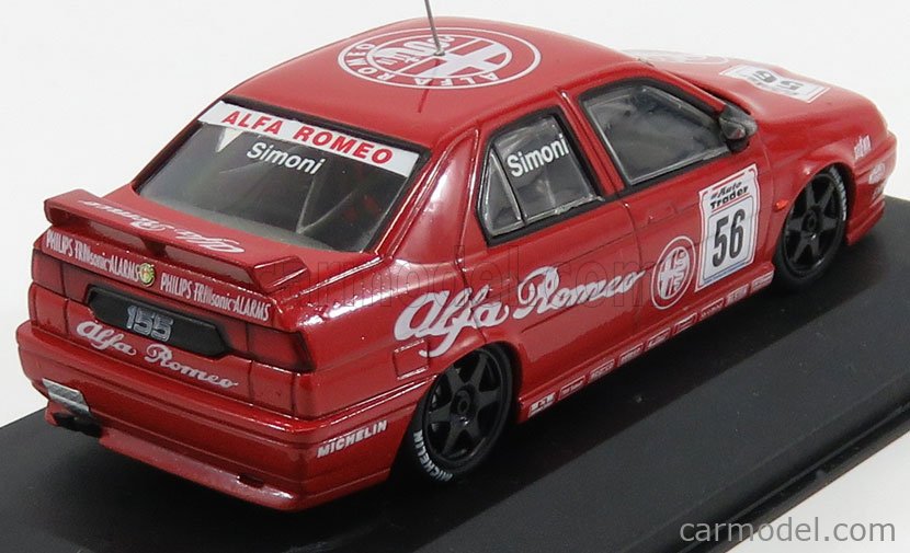 MINICHAMPS 430941256 Scala 1/43 | ALFA ROMEO 155 TEAM ALFA CORSE N 56 ...