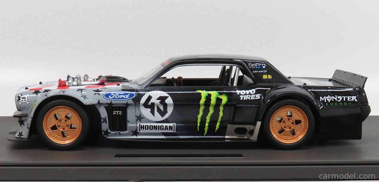 TOPMARQUES TMR12-03B Scale 1/12 | FORD USA MUSTANG HOONIGAN V2 N 43 ...