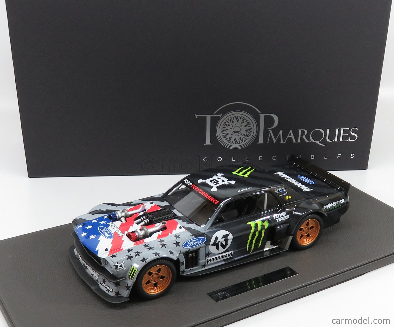 TOPMARQUES TMR12-03B Scale 1/12 | FORD USA MUSTANG HOONIGAN V2 N 43 ...