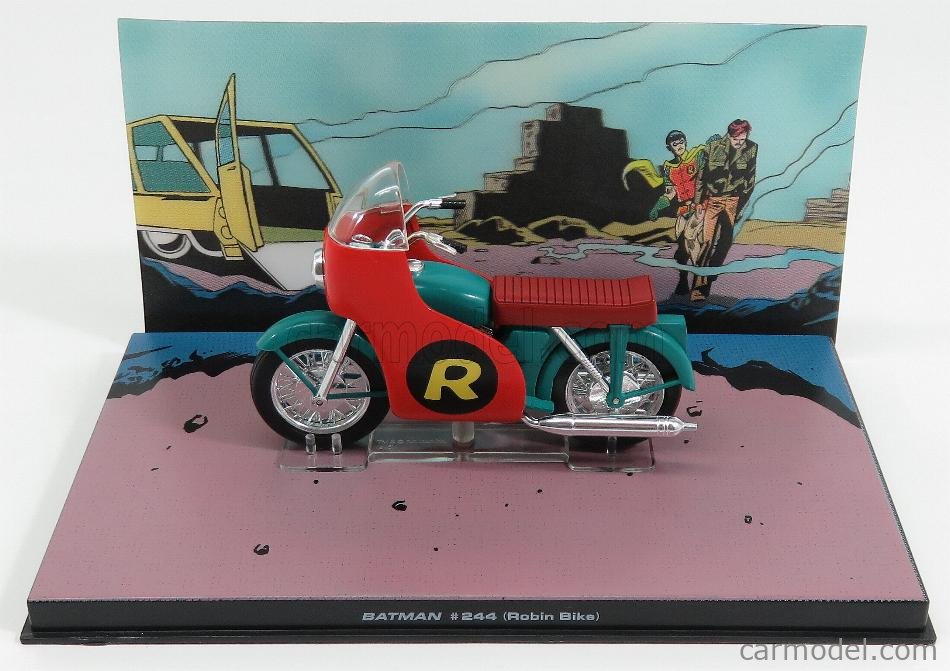 EDICOLA BATCOL062 Scale 1/43 | BATMAN BATMOBILE - ROBIN BIKE MOTORCYCLE ...