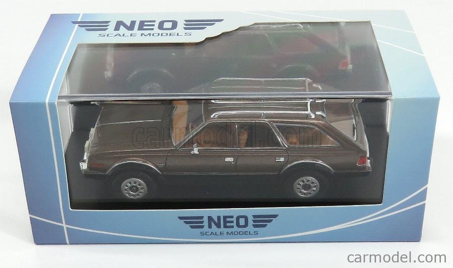 NEO SCALE MODELS NEO46555 Masstab: 1/43 | AMC EAGLE WAGON 1981 BROWN MET