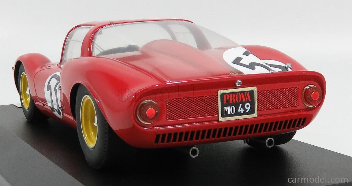 MG-MODEL DINO118075 Scale 1/18 | FERRARI DINO 166P COUPE ch.0834 N 53 ...