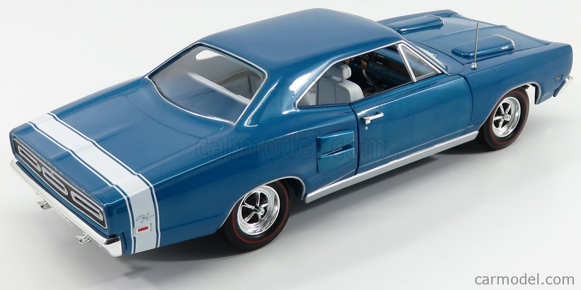 AUTOWORLD AMM1116/06 Scale 1/18 | DODGE CORONET R/T COUPE 1969 BLUE MET