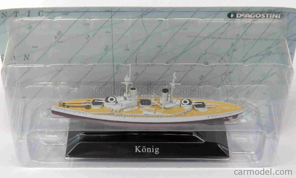 EDICOLA WARSHIP018 Scale 1/1250 | WARSHIP KONIG LIGHT CRUISER GERMANY ...