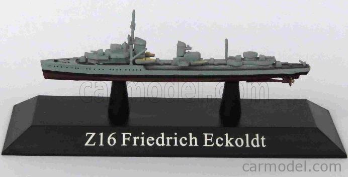 EDICOLA WARSHIP032 Masstab: 1/1250 | WARSHIP Z16 FRIEDRICH ECKOLDT DESTROYER GERMANY 1936 MILITARY