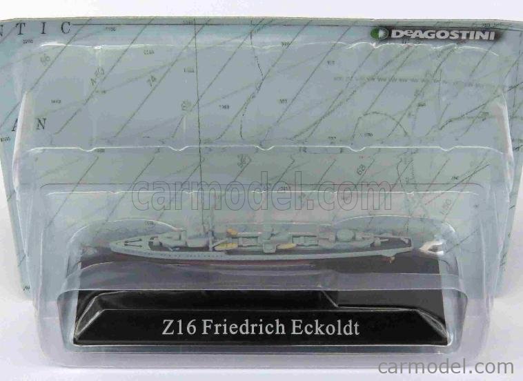 EDICOLA WARSHIP032 Масштаб 1/1250 | WARSHIP Z16 FRIEDRICH ECKOLDT DESTROYER GERMANY 1936 MILITARY
