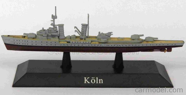 EDICOLA WARSHIP040 Scala 1/1250 | WARSHIP KOLN LIGHT CRUISER GERMANY ...