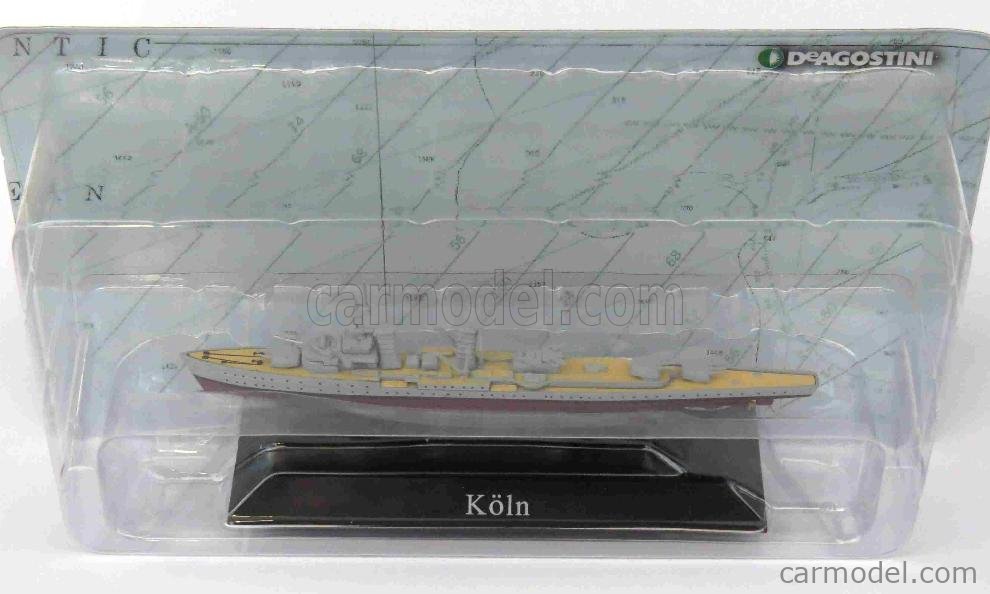EDICOLA WARSHIP040 Scale 1/1250 | WARSHIP KOLN LIGHT CRUISER GERMANY ...