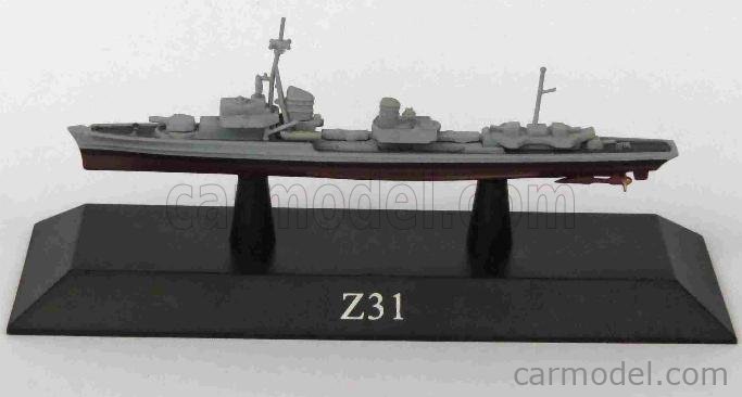 EDICOLA WARSHIP064 Scale 1/1250 | WARSHIP Z31 DESTROYER GERMANY 1942 ...