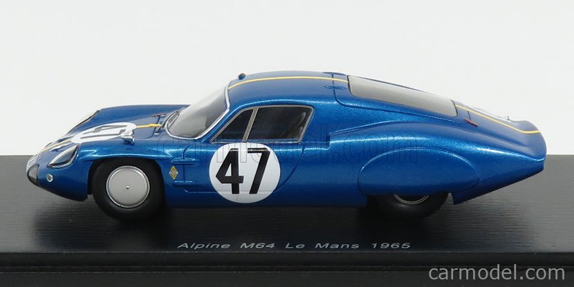 SPARK-MODEL S5485 Echelle 1/43 | ALPINE M64 N 47 24h LE MANS 1965 J ...