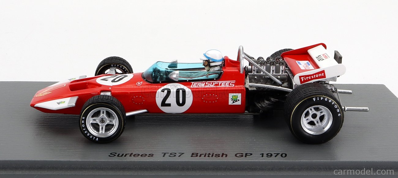 SPARK-MODEL S5400 Scale 1/43 | SURTEES F1 TS7 N 20 BRITISH GP 1970 JOHN ...
