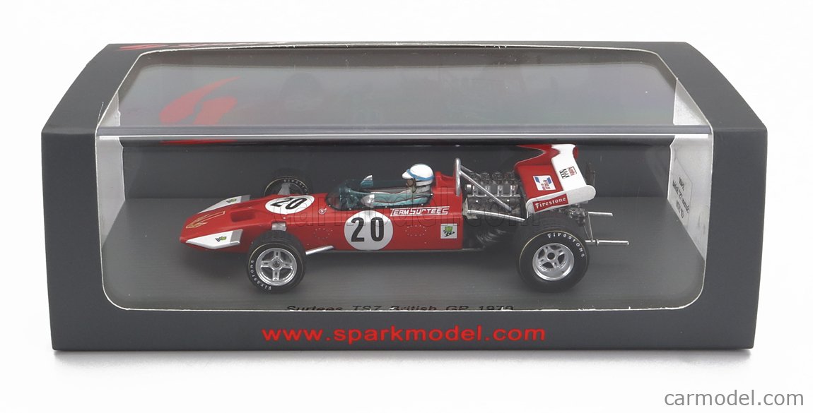 SPARK-MODEL S5400 Scale 1/43 | SURTEES F1 TS7 N 20 BRITISH GP 1970 JOHN ...