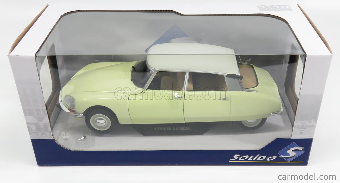SOLIDO 1800704 Scale 1/18 | CITROEN DS SPECIAL 1972 YELLOW