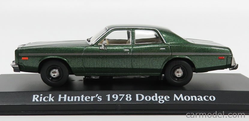 GREENLIGHT 86537 Scale 1/43 | DODGE MONACO POLICE 1978 - RICK HUNTER ...