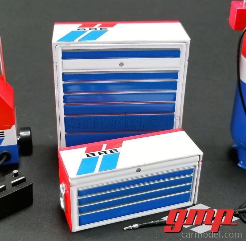 GMP 18905 Scale 1/18 | ACCESSORIES SET OFFICINA GARAGE TOOL SET BRE RED ...