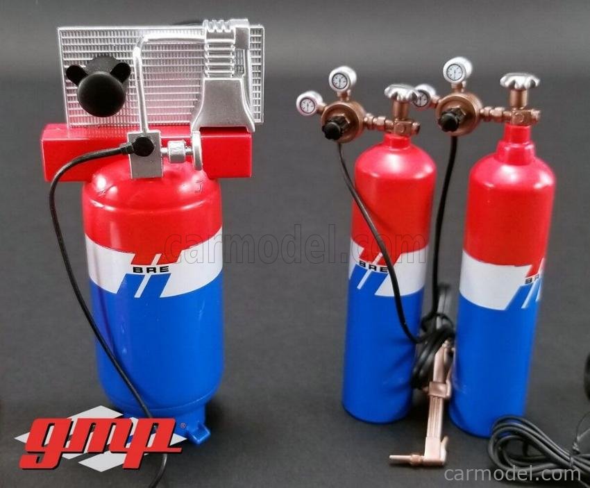 GMP 18905 Scale 1/18 | ACCESSORIES SET OFFICINA GARAGE TOOL SET BRE RED ...