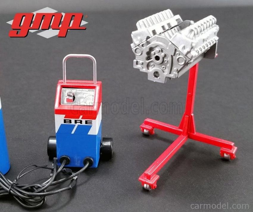 GMP 18905 Scale 1/18 | ACCESSORIES SET OFFICINA GARAGE TOOL SET BRE RED ...