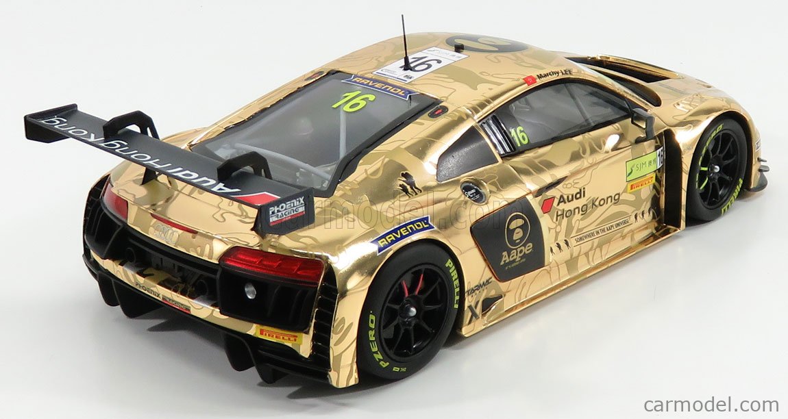MINICHAMPS 155161185 Masstab: 1/18 | AUDI R8 LMS TEAM AUDI AAPE HONK KONG N 85 FIA WORLD CUP ...
