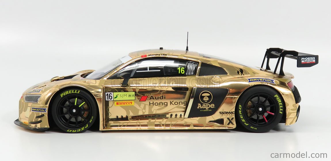 MINICHAMPS 155161185 Scale 1/18 | AUDI R8 LMS TEAM AUDI AAPE HONK KONG N 85 FIA WORLD CUP MACAU ...