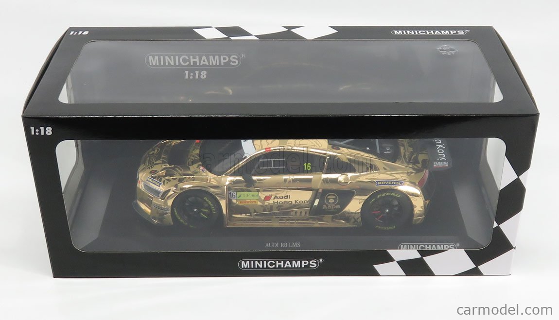 MINICHAMPS 155161185 Scale 1/18 | AUDI R8 LMS TEAM AUDI AAPE HONK KONG N 85 FIA WORLD CUP MACAU ...