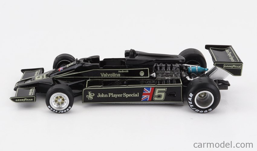 TRUESCALE MGT00489-L Scale 1/64 | LOTUS F1 78 N 5 SEASON 1977 MARIO ANDRETTI BLACK