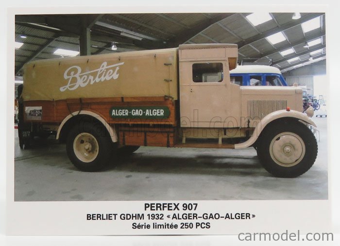 PERFEX PE907 Echelle 1/43 | BERLIET GDHM TRUCK TELONATO ALGER-GAO-ALGER ...