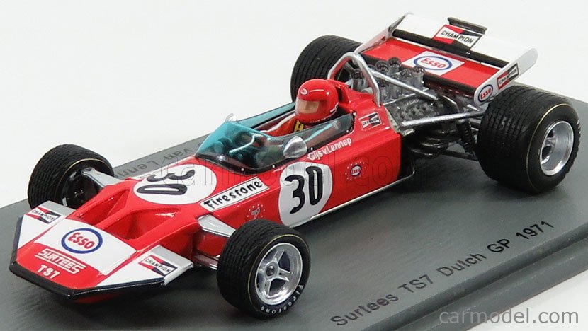SPARK-MODEL S5402 Scale 1/43 | SURTEES F1 TS7 N 30 NETHERLAND GP 1971 G ...