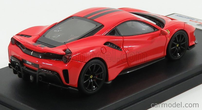 LOOKSMART LS488D Scale 1/43 | FERRARI 488 PISTA 2018 ROSSO SCUDERIA - RED