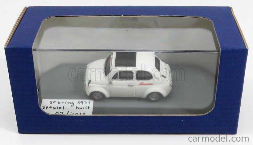 SEBRING1971 045 Scale 1/43 | FIAT 500 590 TV GIANNINI 1971 WHITE