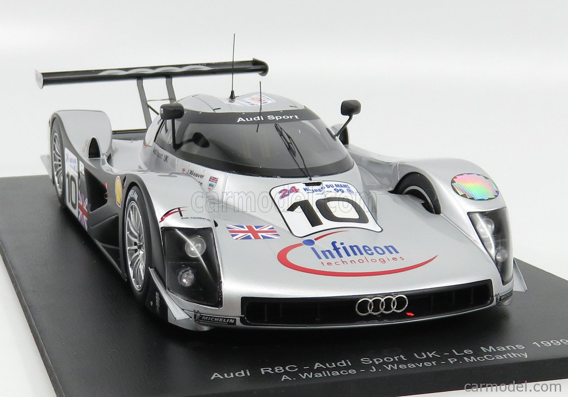 SPARK-MODEL 18S340 Scale 1/18 | AUDI R8C TEAM AUDI SPORT UK N 10 24h LE ...