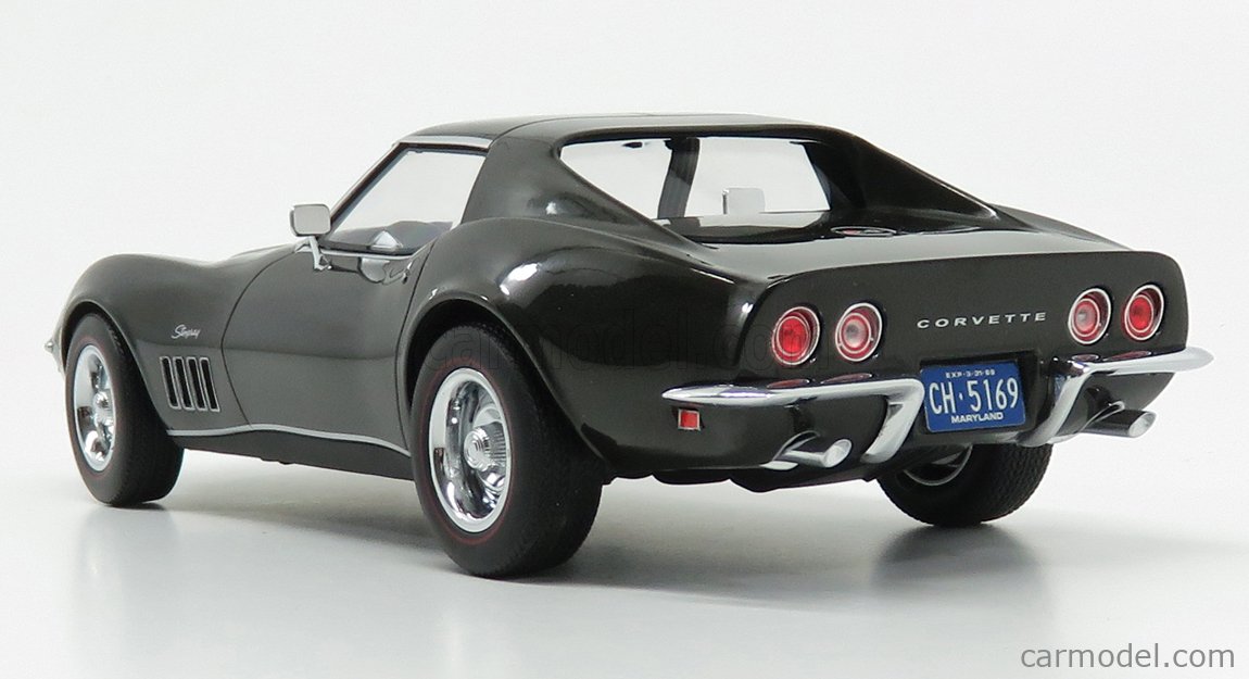 NOREV 189030 Scale 1/18 | CHEVROLET CORVETTE COUPE 1969 DARK GREEN MET