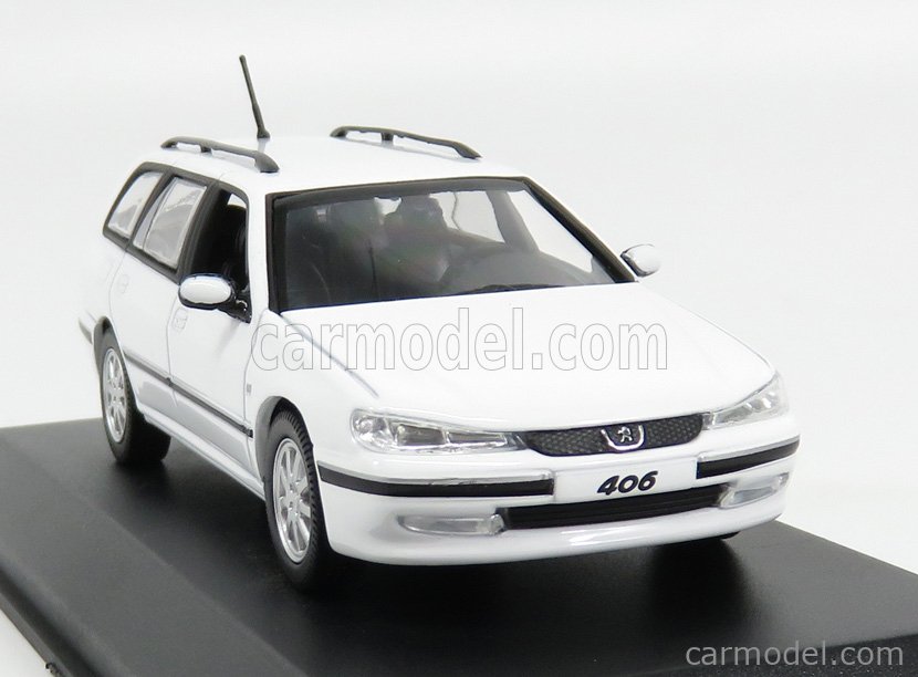 NOREV 474653 Scale 1/43 | PEUGEOT 406 BREAK 2003 BANQUISE WHITE