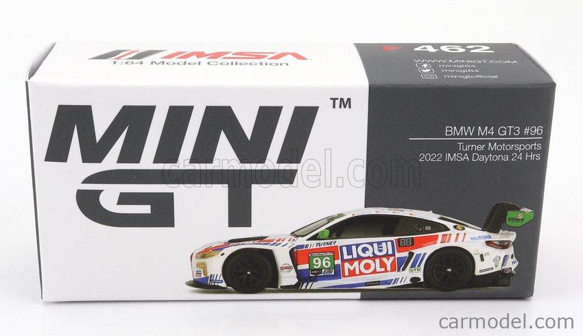 MINI-GT MGT00462-L Scale 1/64 | BMW 4-SERIES M4 GT3 3.0L TWIN TURBO ...