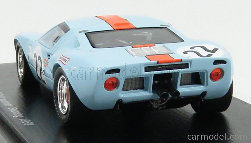 SPARK-MODEL 43SE69 Scale 1/43 | FORD USA GT40 4.9L V8 TEAM JW ...