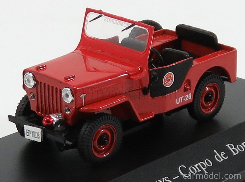 EDICOLA DEAGDOBRASCOLL004 Scale 1/43 | JEEP WILLYS OPEN CORPO DE ...