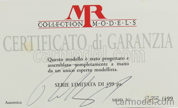 MR-MODELS MR110B Scale 1/43 | FERRARI 365 GTB/4 DAYTONA SPIDER NART OPEN 1974 - PERSONAL CAR ...