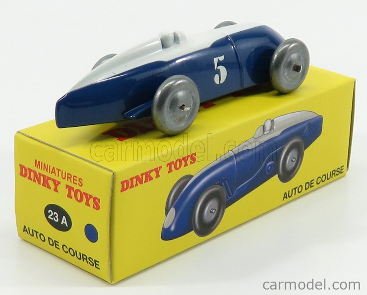 EDICOLA 23A-BLUE Scale 1/43 | DINKY RACE CAR N 5 1930 BLUE WHITE