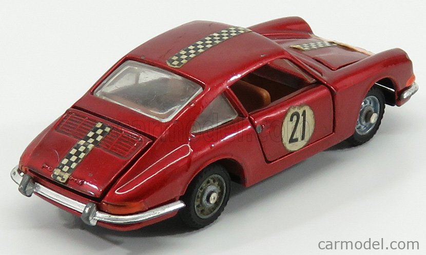 MEBETOYS MATTEL A12 Scala 1/43 | PORSCHE 911 912 COUPE N 21 RALLY MONTECARLO 1968 RED MET